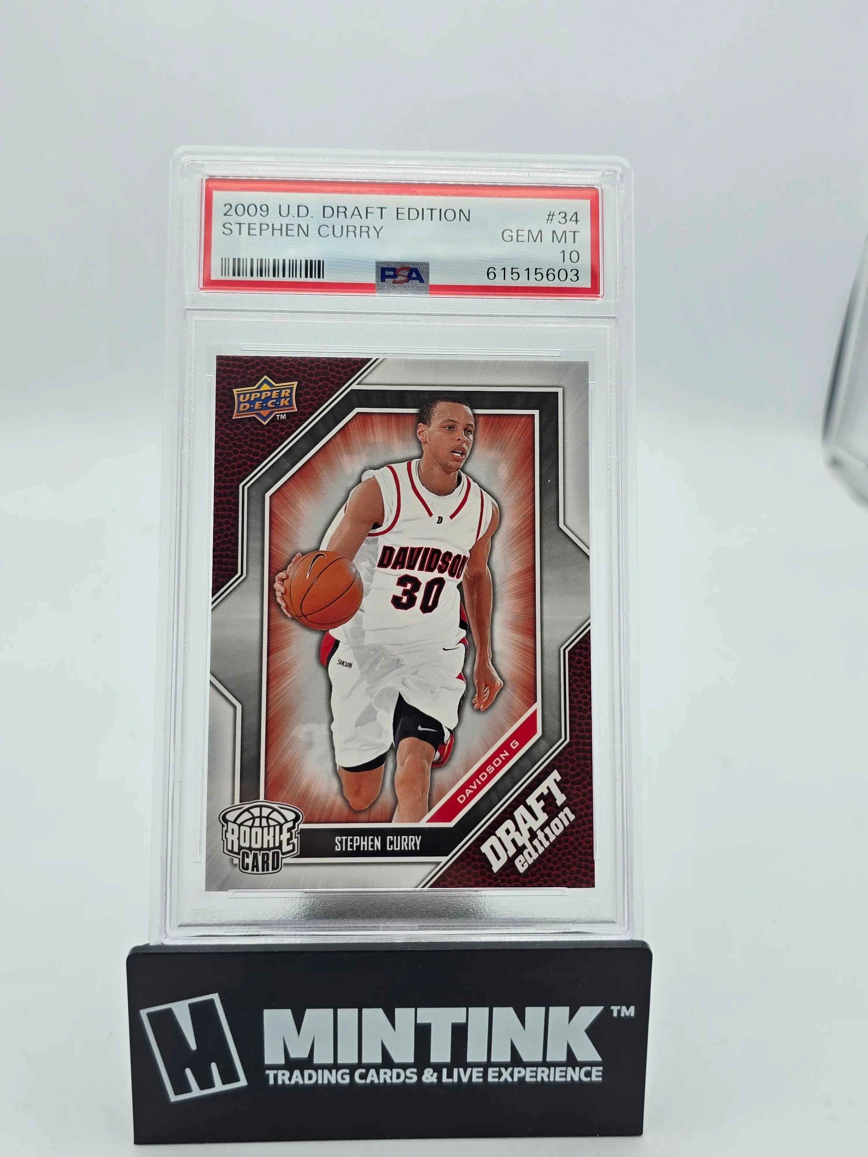 Stephen Curry Rookie Card PSA 10 | 2009 Upper Deck RC #34