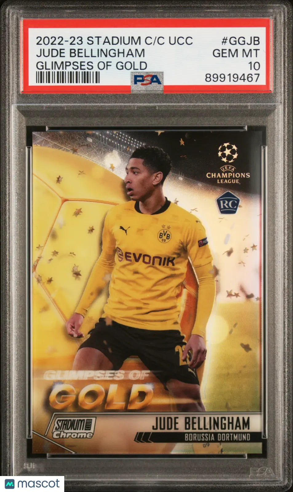 Buy 2022-23 Topps Stadium Club Chrome Jude Bellingham RC PSA 10