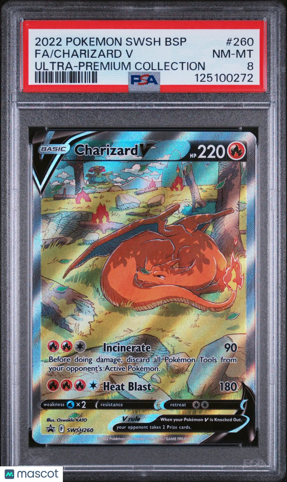 Buy 2022 Pokemon Charizard V Promo Card - PSA 8 For Sale