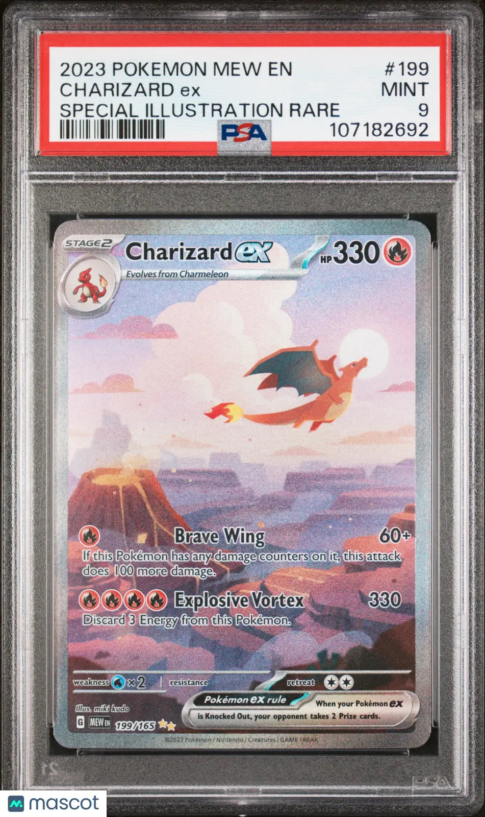 Buy 2023 Pokemon Mew Charizard EX Special Illustration Rare PSA 9