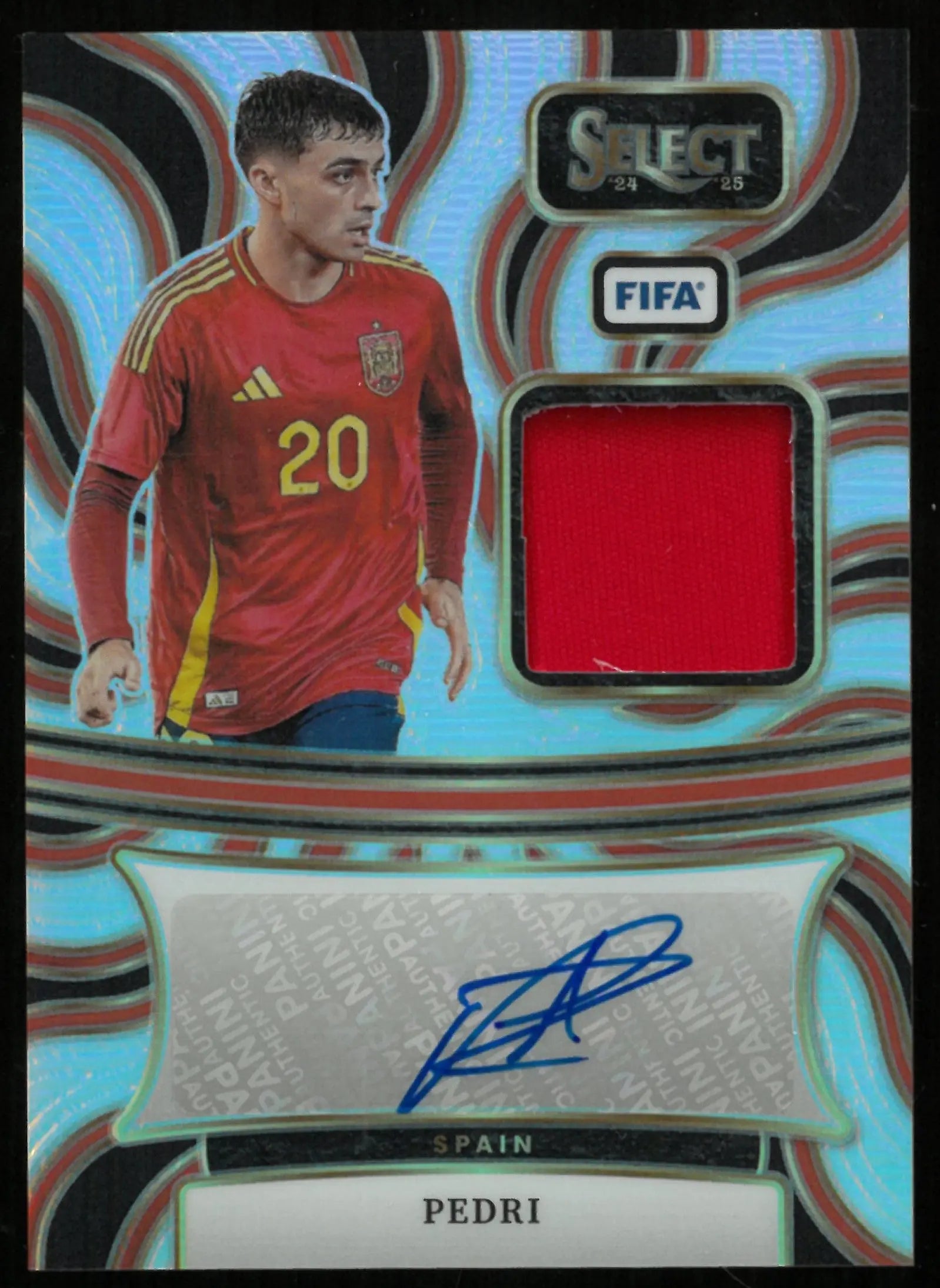 Buy 2024-25 Select FIFA Soccer Pedri Patch Auto Card
