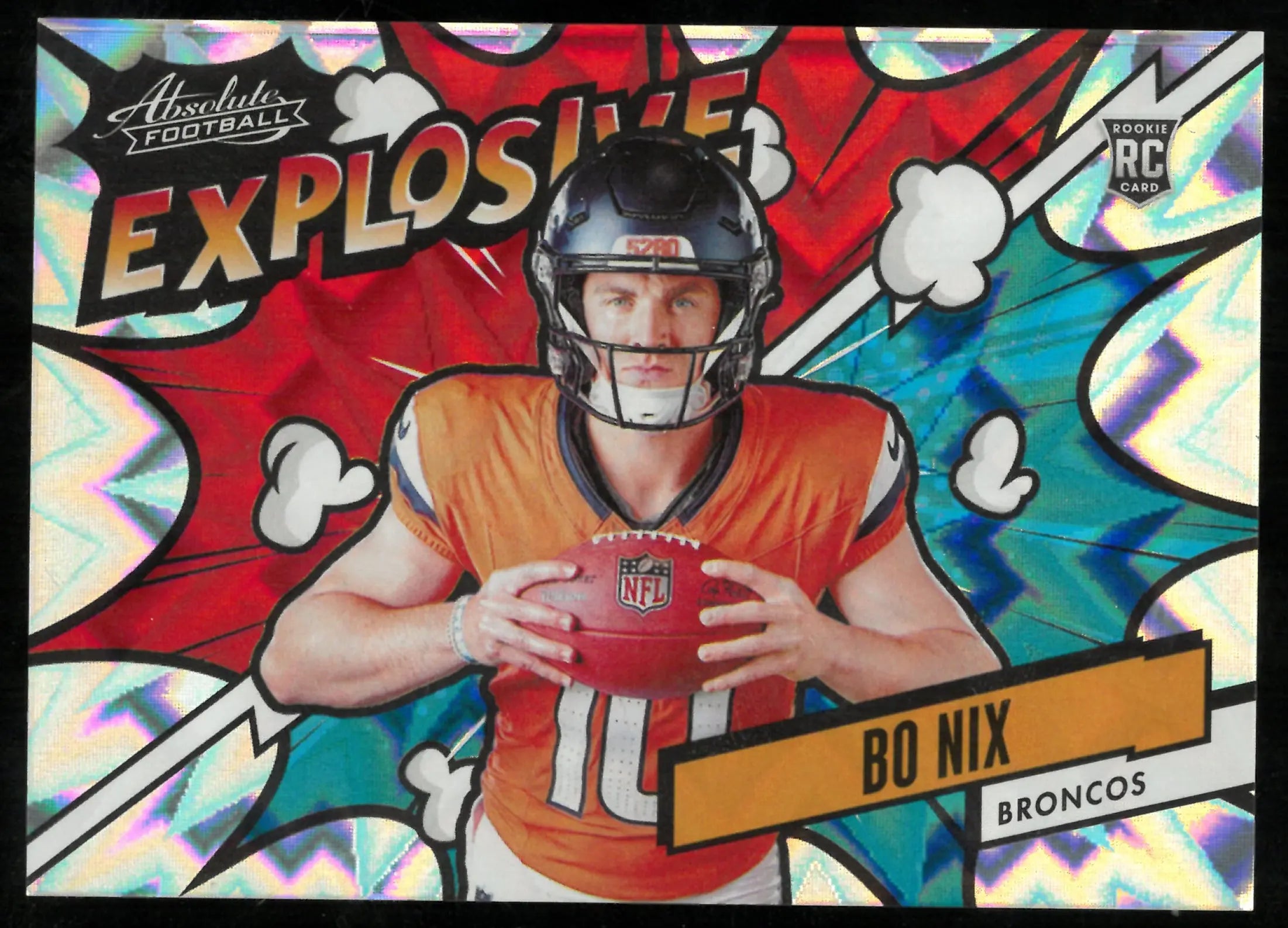 Buy 2024 Panini Absolute Football Bo Nix Rookie Card