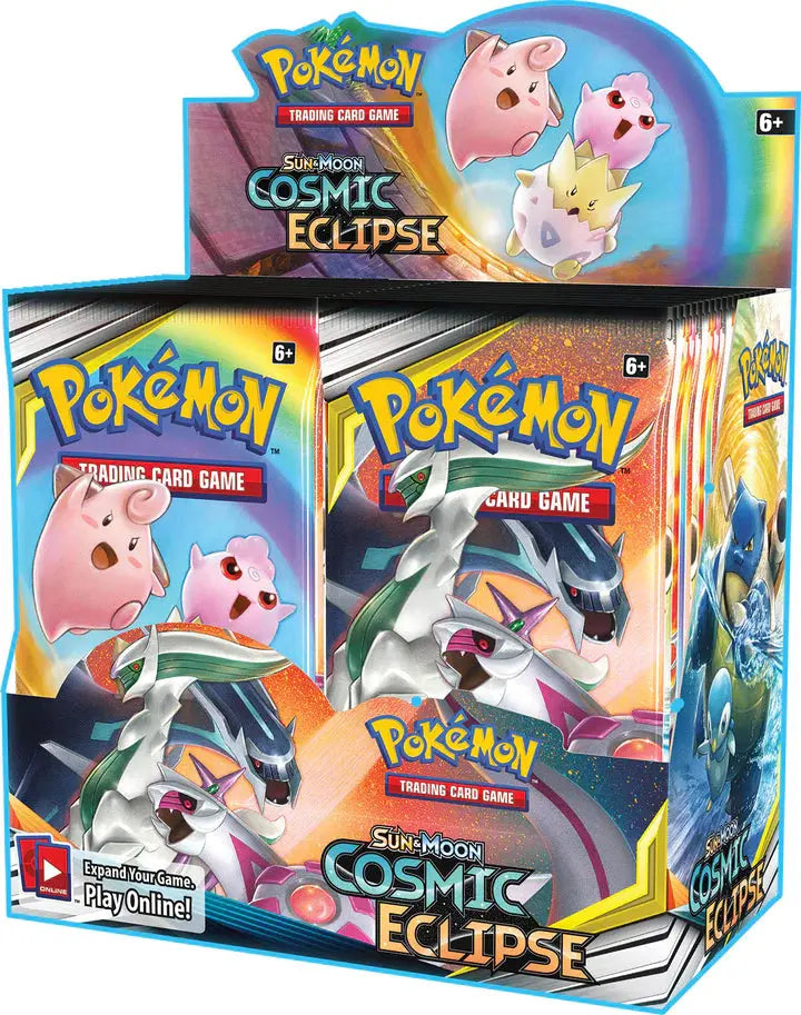 Pokemon Cosmic Eclipse Booster Box With Acrylic Case
