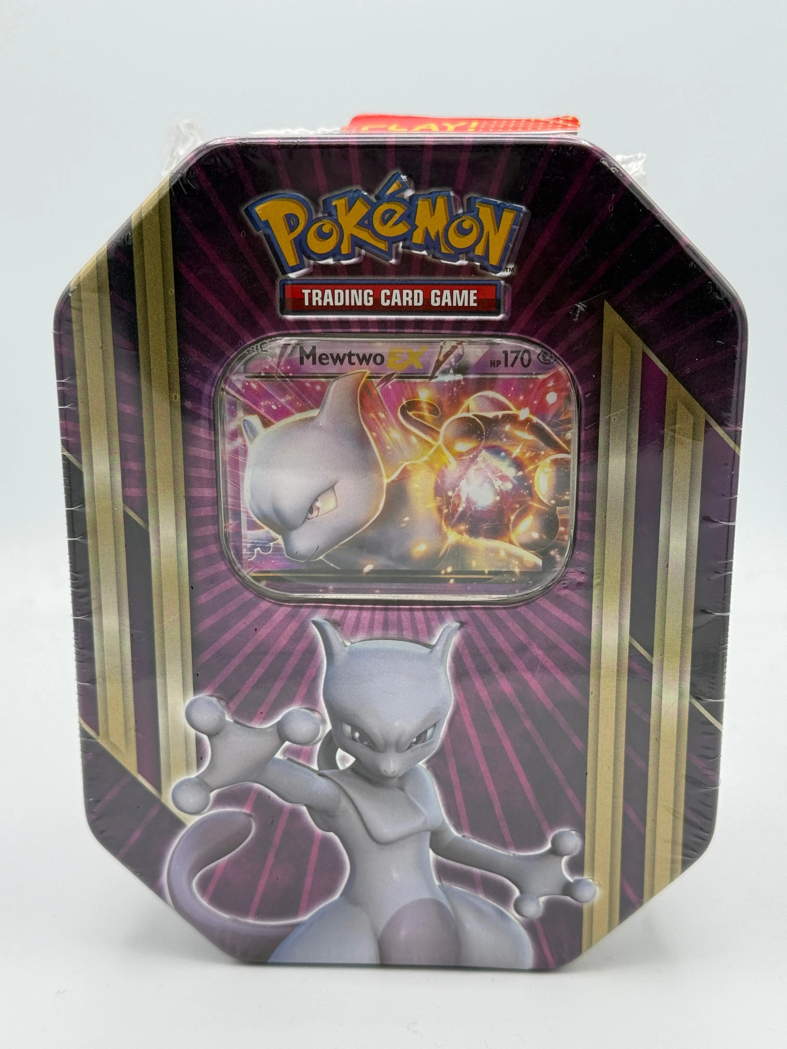 Buy Pokemon Triple Power Tins Mewtwo EX Online | Best Price for Sale