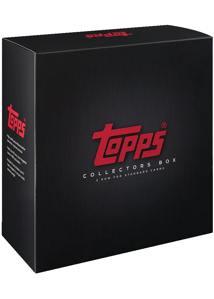 Topps 3 Row Collectors Box - Durable Card Storage Solution