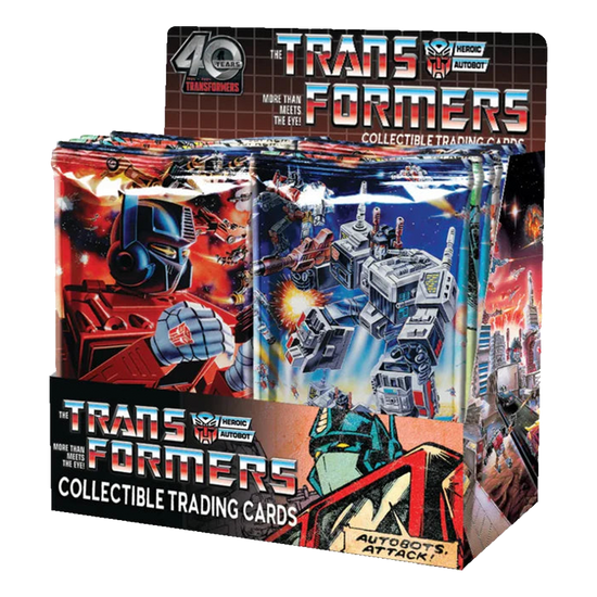 40th Anniversary Transformer Trading Card Booster Box | Transformer ...