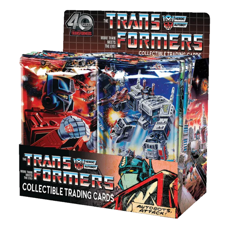 40th Anniversary Transformer Trading Card Booster Box | Transformer ...